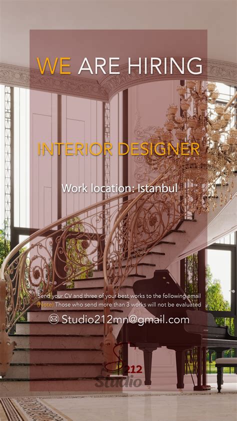 مهندس معماري ديكور داخلي ومهندس معماري تصميم خارجي إعلانات الوظائف