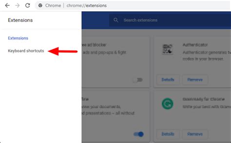 How To Set A Keyboard Shortcut For Any Chrome Extension