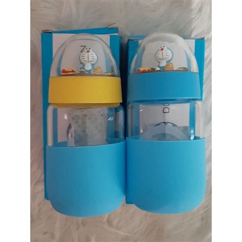 Jual Botol Minum Kaca Doraemon 300ml Shopee Indonesia