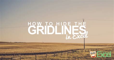 How To Hide Gridlines In Excel 6 Expert Methods