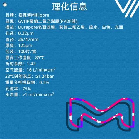 美国millipore密理博聚偏二氟乙烯pvdf表面滤膜0 22um Gvhp04700 虎窝淘