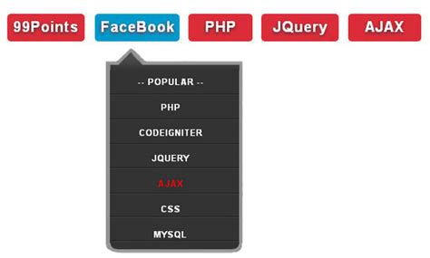 Handpicked JQuery Drop Down Menus Tutorials