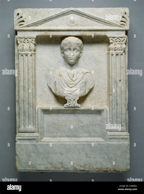 Grave Relief Of Agrippina About Ad 150 Additional Info In