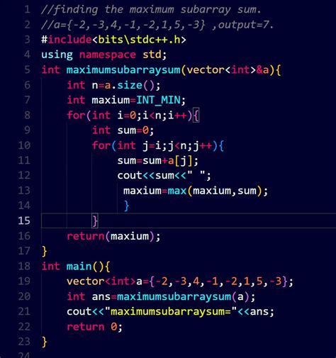 Rajritu Kumar On Linkedin Todays Problem 🙂 Finding The Maximum Subarray