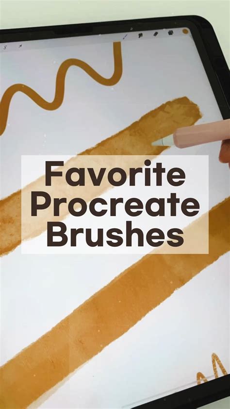 procreate favorite brushes tips tutorials ipad art digital art