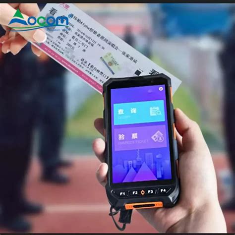 Ocom 55 Inch Handheld Android Pda 1d 2d Barcode Scanner Mobile Data