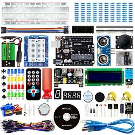 Ultimate Starter Kit Arduino Uno R3 Lcd Stepper India Ubuy