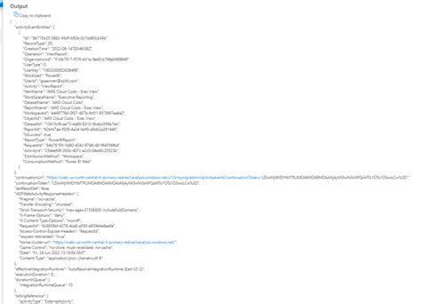 want to append output of two web activities microsoft qanda