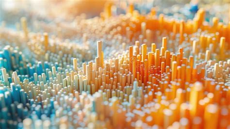 Big Data Growing Bars Showing Information Analysis Progressing Stock Image Image Of Innovation