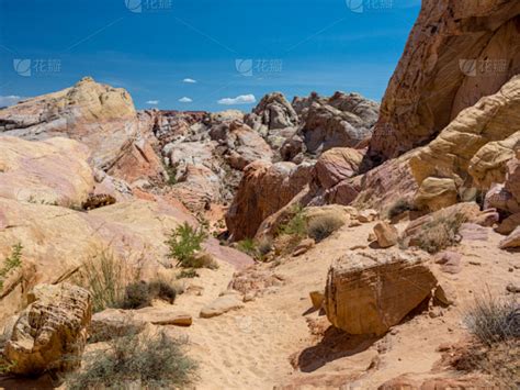 内华达州 美国 火焰谷州立公园 圆顶建筑 母球 国内著名景点 热 橙色 沙岩