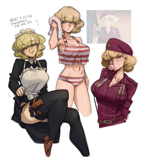 Rule 34 1girls 2023 Apron Blonde Hair Breasts Bubble Gum Clothing