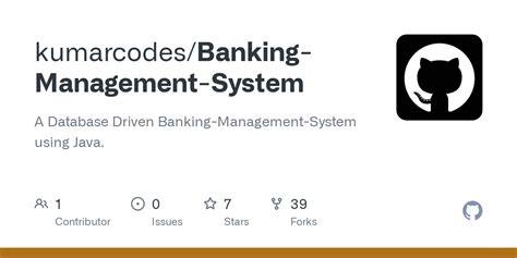 GitHub Kumarcodes Banking Management System A Database Driven Banking Management System Using