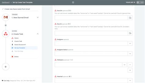 asana automation find projects or tasks attach files to tasks