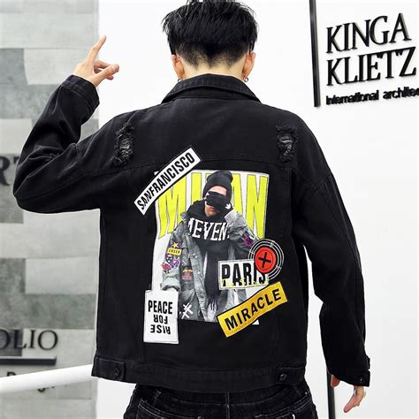 Fall Teenagers Denim Jacket Male Student Trendy Ha Grandado