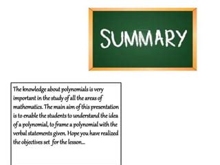 Polynomials PPTX Technology Computing