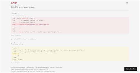 Webgpu Demo Codesandbox