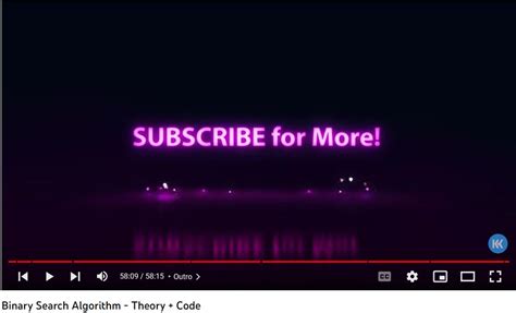 went through kunal kushwaha s binary search video today theory code