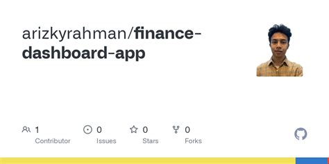 Github Arizkyrahman Finance Dashboard App