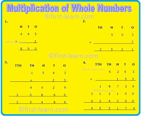 Whole Numbers Examples
