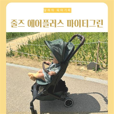 줄즈 휴대용유모차 에어플러스 마이티그린 가격 장단점 네이버 블로그