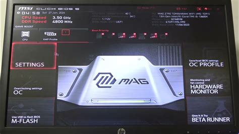 How To Enable And Disable Secure Boot On Msi Z790 Tomahawk Wifi Youtube