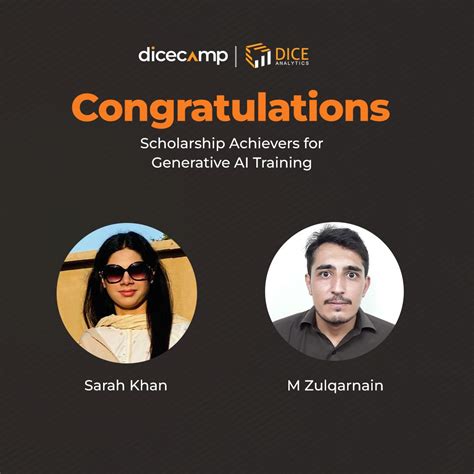 dice analytics on linkedin ai generativeai scholarship