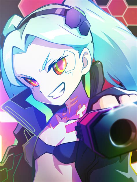 Rebecca Cyberpunk And More Drawn By Gan Viking Danbooru