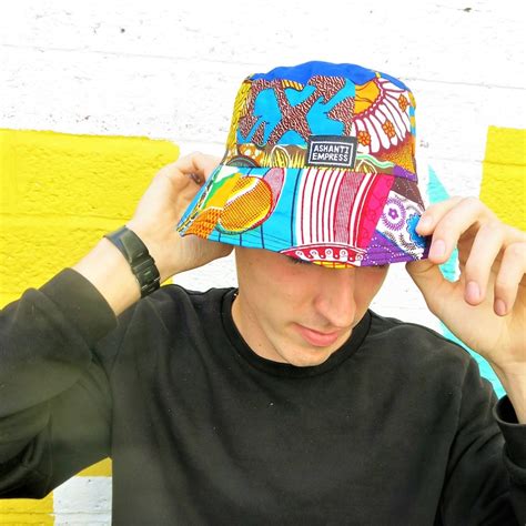 Patchwork Bucket Hat Etsy
