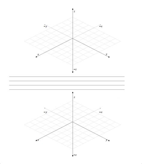 Xyz Axis Graph Paper