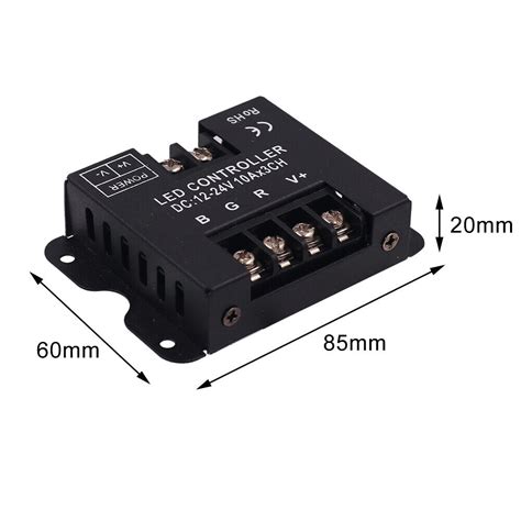 Rgb Led Lighting Wireless Rf Controller With Remote Hobbs Displays