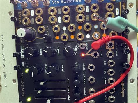 Setonix Synth Boing Low Pass Gate 2021 Black Gold Reverb