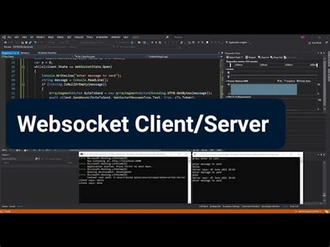 Websocket Client Server App With C Visual Studio YouTube
