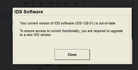 How To Solve Ford Software Problem Your Current Version Of IDS Software