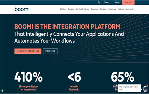 boomi flow no code low code tool
