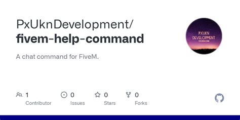 GitHub PxUknDevelopment Fivem Help Command A Chat Command For FiveM