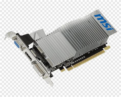 그래픽 카드 및 비디오 어댑터 Geforce Pci Express 그래픽 처리 장치 Nvidia 로우 프로파일 전자 제품 케이블 Png Pngegg