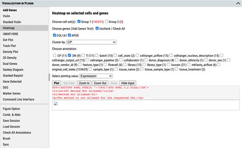 Method Not Allowed Error When Trying To Plot Data Through Vip · Issue 35 · Interactivereport