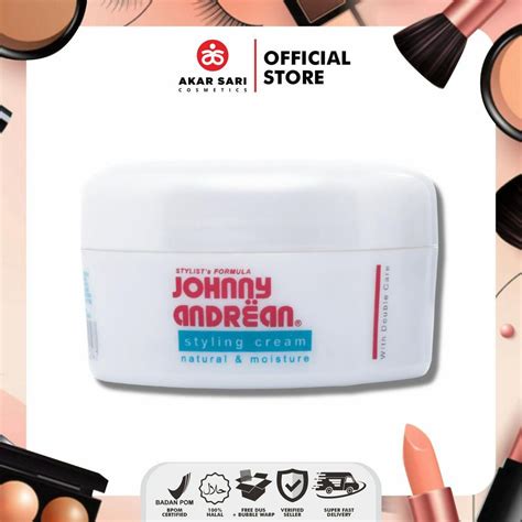 Jual Johnny Andrean Styling Cream Natural And Moisture 125 Gr Shopee