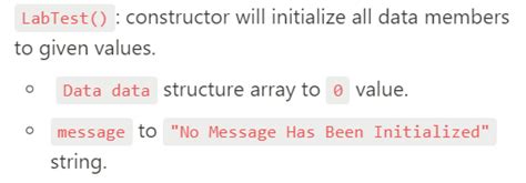 Solved How Can I Initialize A Constructor To The Given