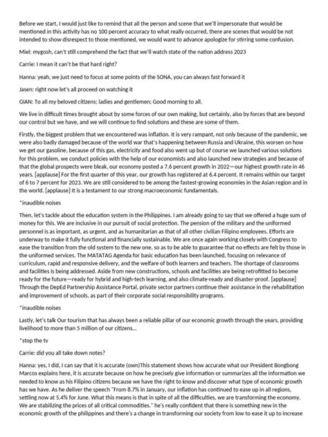 Eng Script Pdf Economies