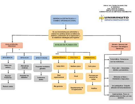 Actividad 1 Mapa Conceptual Gerencia Estrategica Pdf Planificación