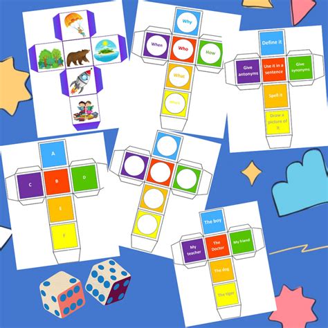 language learning activities dice pdf 12 dice أوراقي