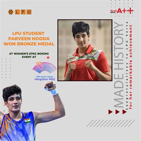 Lpu Vertos Illuminate India With Pride At The 19th Asian Games 2022