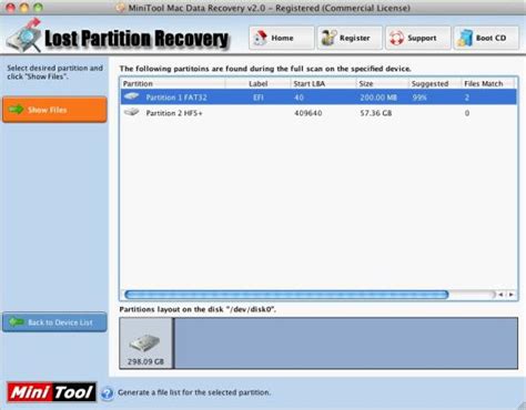 Lost Partition Mac Recovery Minitooldata