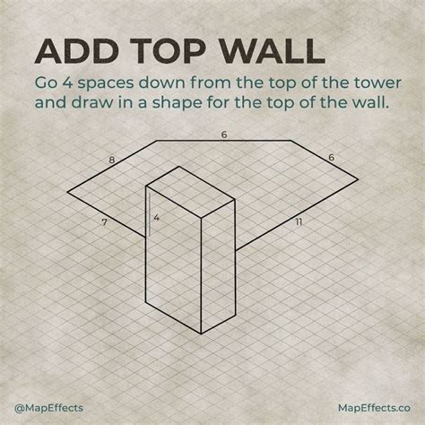 How To Draw An Isometric Fortress On Your Fantasy Maps Map Effects Fantasy Map Isometric Map