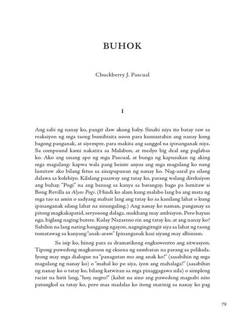 Buhok Chuckberry Pascual Pdf