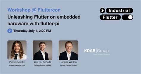 Join Industrial Flutter At Fluttercon 2024 In Berlin Industrial Flutter