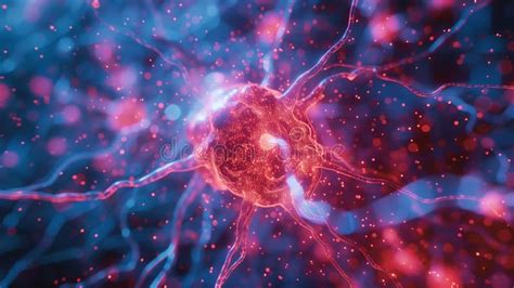 Intricate Neural Network In The Human Brain Close Up View Of The Neural Connections Stock Image