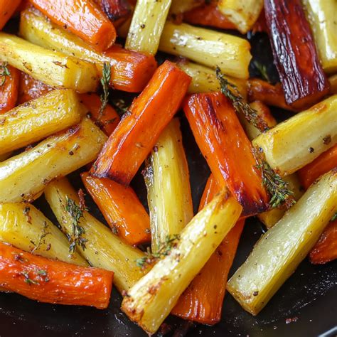 Honey Glazed Carrots And Parsnips