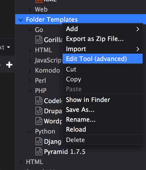 Incorrect Menu Option For Toolbox Folders · Issue 2939 · Komodo